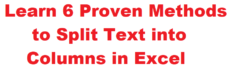 Ultimate Guide: How to Split Text into Columns in Excel (2025 Edition ...