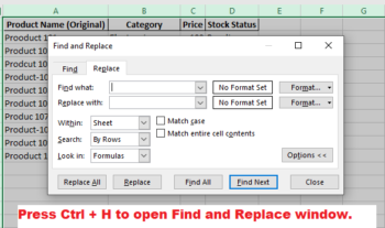 How to Replace Words in Excel (Formulas + Find and Replace)