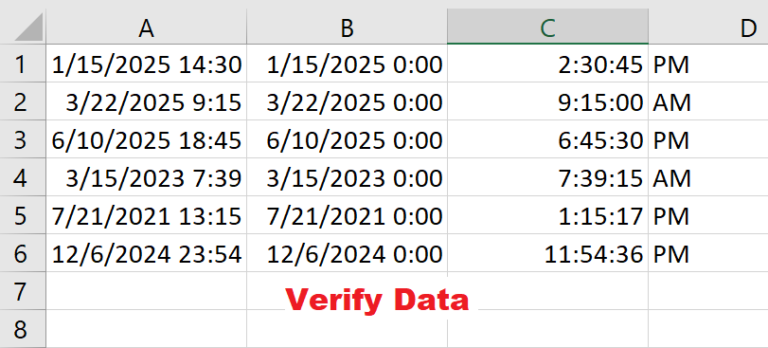How to Separate Date and Time in Excel: 6 Best Mathods