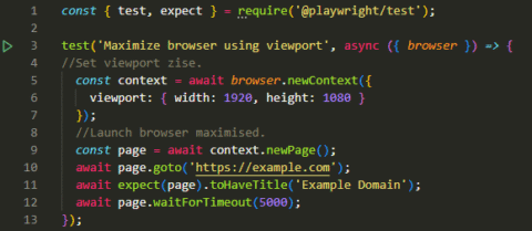 How to Maximize Browser Window in Playwright