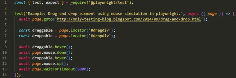 How To Perform Drag And Drop In Playwright Software Testing Tutorials