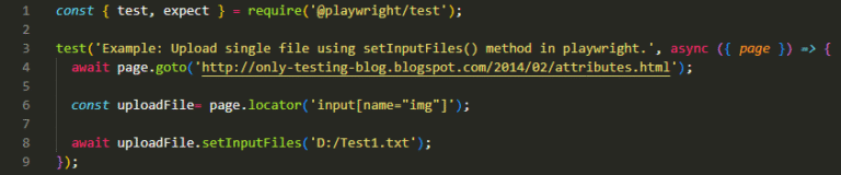 How To Upload Files In Playwright Complete Guide Software Testing