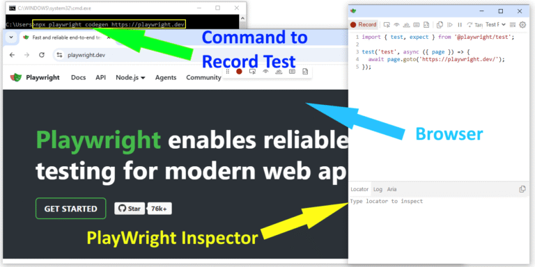 How to Record Playwright Test in Java Using Codegen