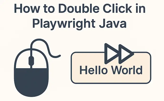 How to Perform Double-Click in Playwright Java