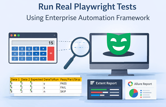 How to Run Real Playwright Tests in Enterprise Framework