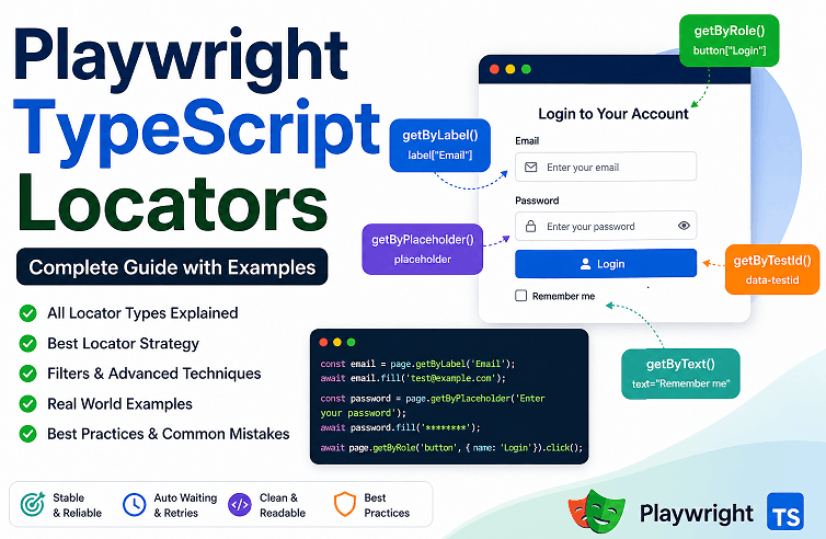 Playwright TypeScript Locators: Complete Guide (2026)