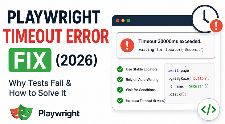 Playwright Timeout Errors Fix: Why Tests Fail & How to Fix
